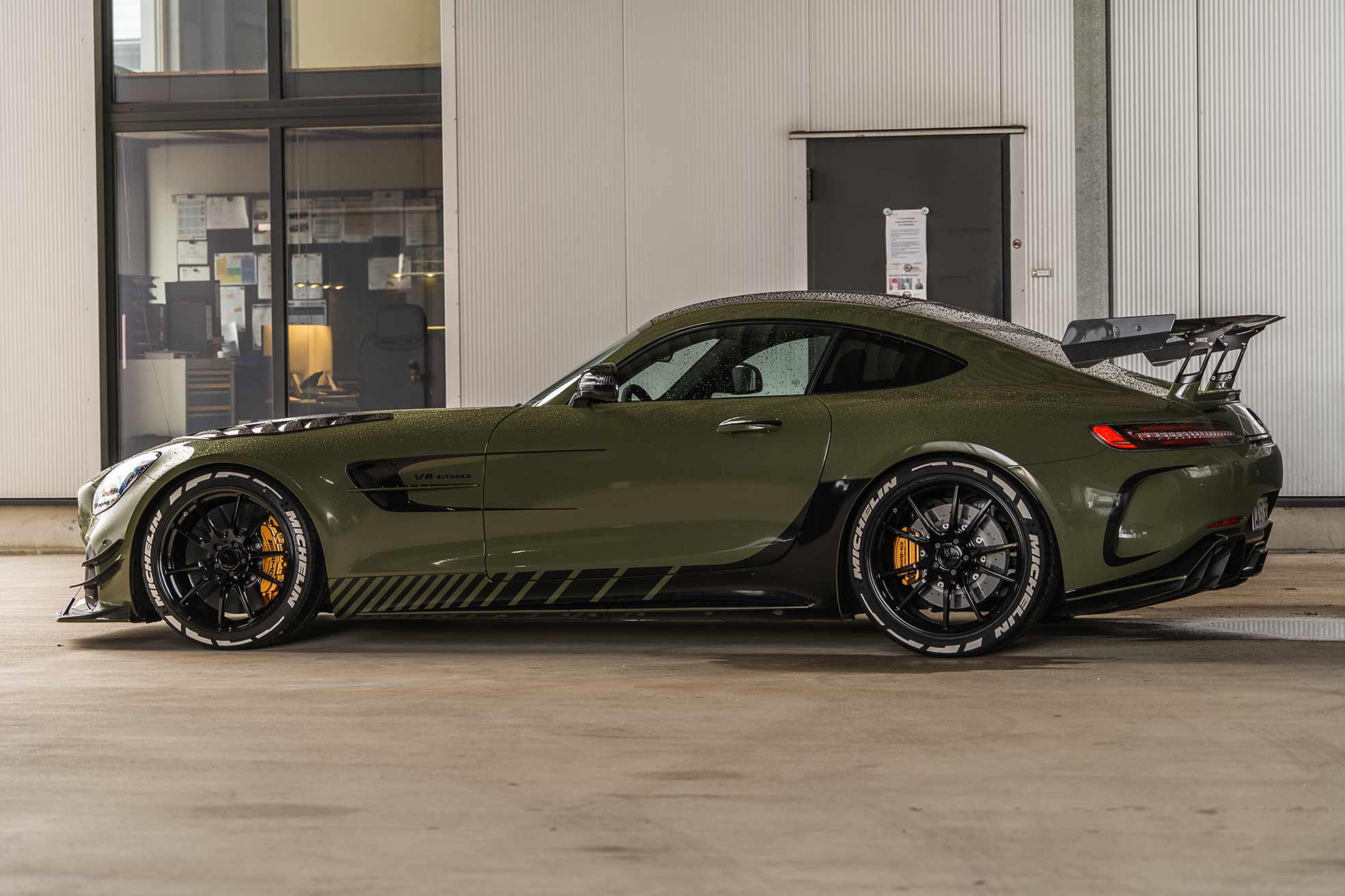 Badlands Green - Platinum Wrapping Film