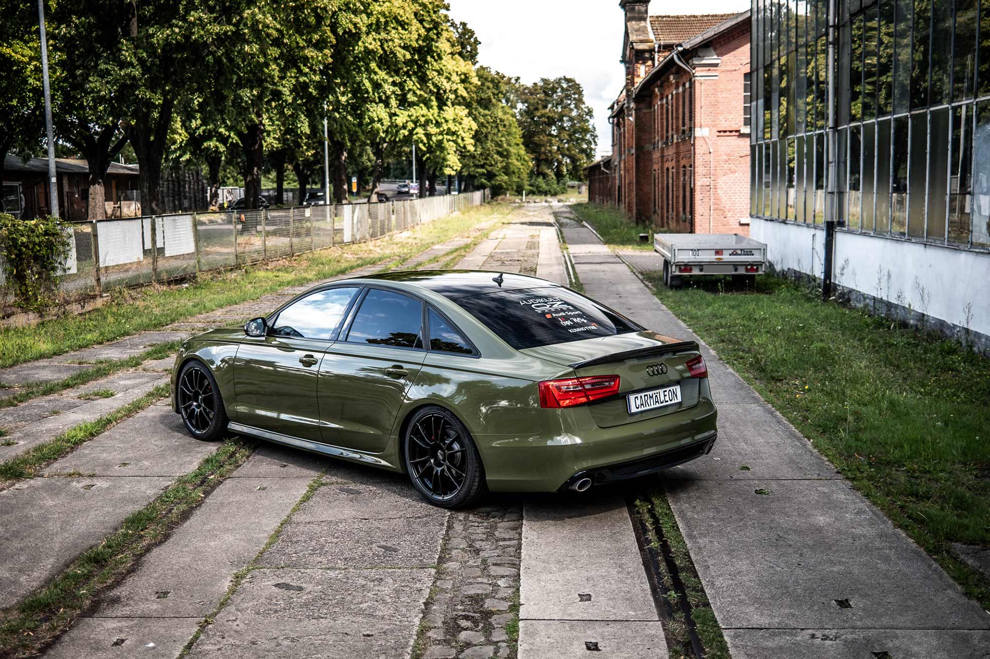 Badlands Green - Platinum Wrapping Film