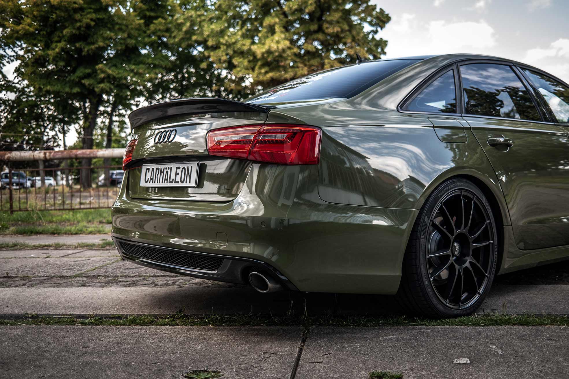 Badlands Green - Platinum Wrapping Film