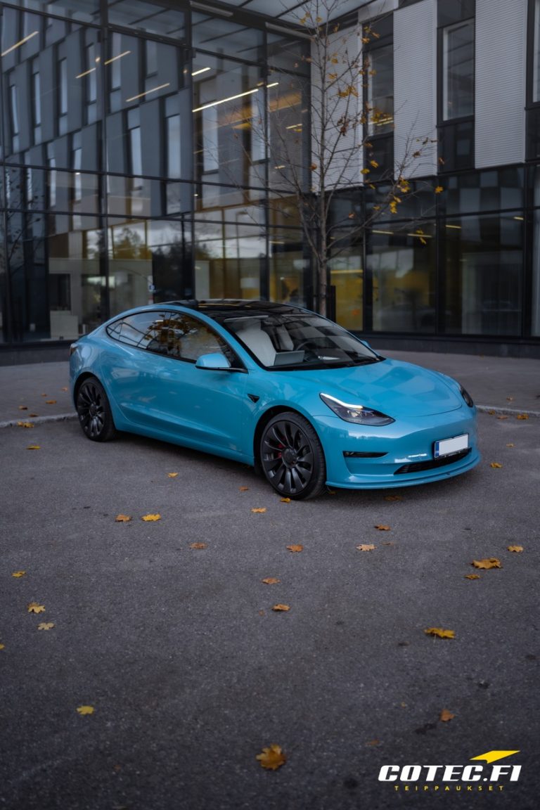 Miami Blue - Platinum Wrapping Film