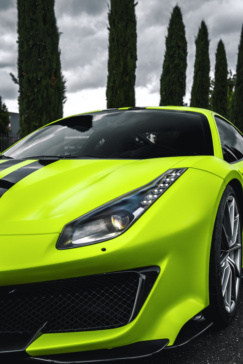 Matt Lizard Lime - Platinum Wrapping Film