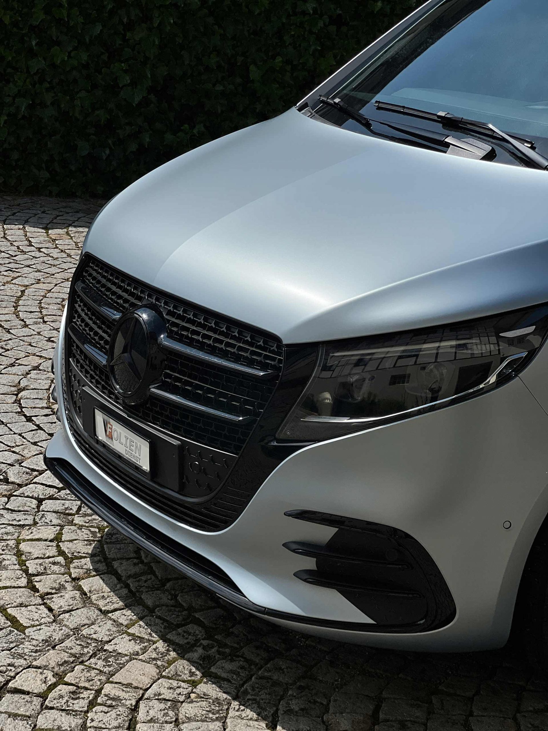 Matt Silver Fox - Platinum Wrapping Film